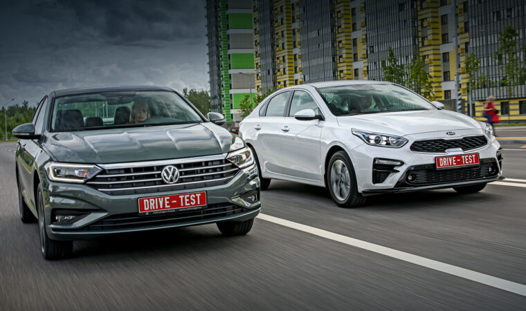 Presumimos en el sedán Volkswagen Jetta frente al Kia Cerato