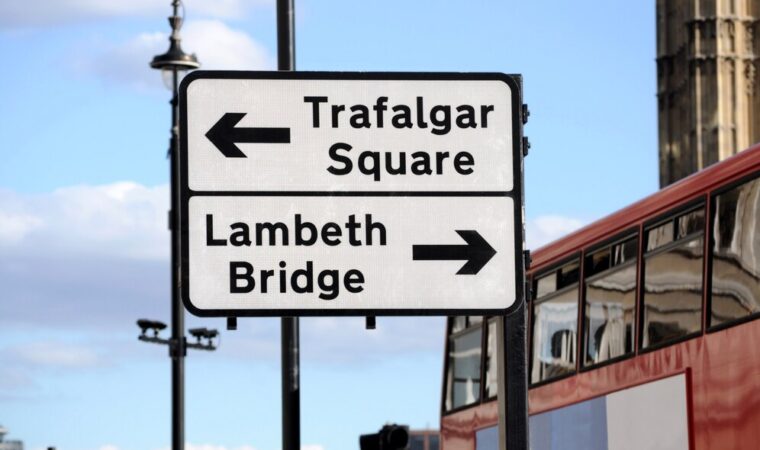 European road signs for Americans